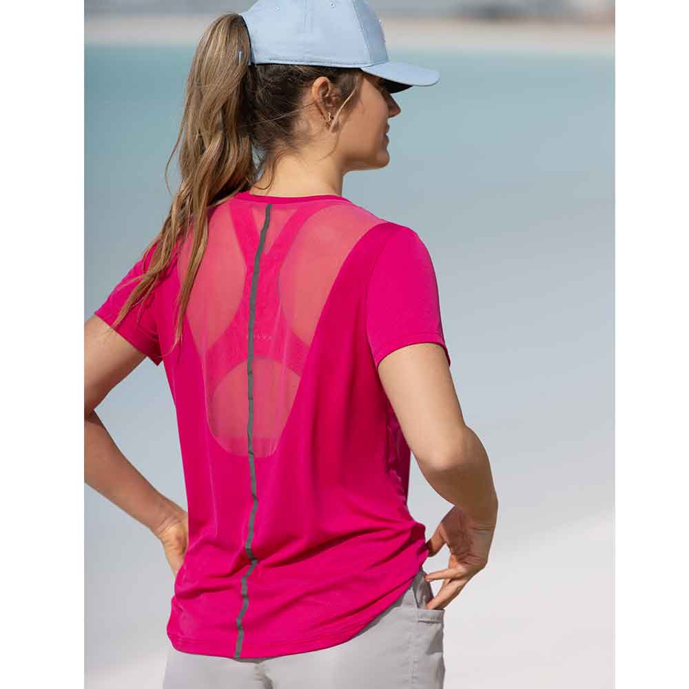 REMERA DRY FIT COMBINADO CON TULL Y DETALLE REFLECTIVO – kaluamayorista
